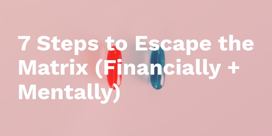7 Steps to Escape the Matrix (Financially + Mentally) - LifetoSuccess.com